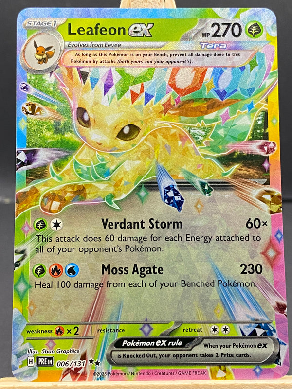 006/131 - Leafeon ex - Prismatic Evolutions (Normal Holo) – Sparkwood ...