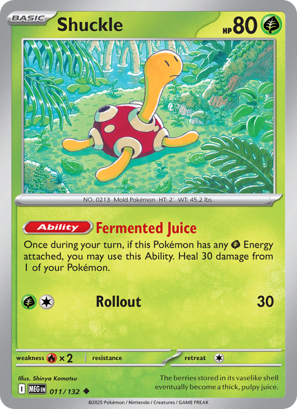 011/132 - Shuckle - Mega Evolution (Normal) – Sparkwood Collectables